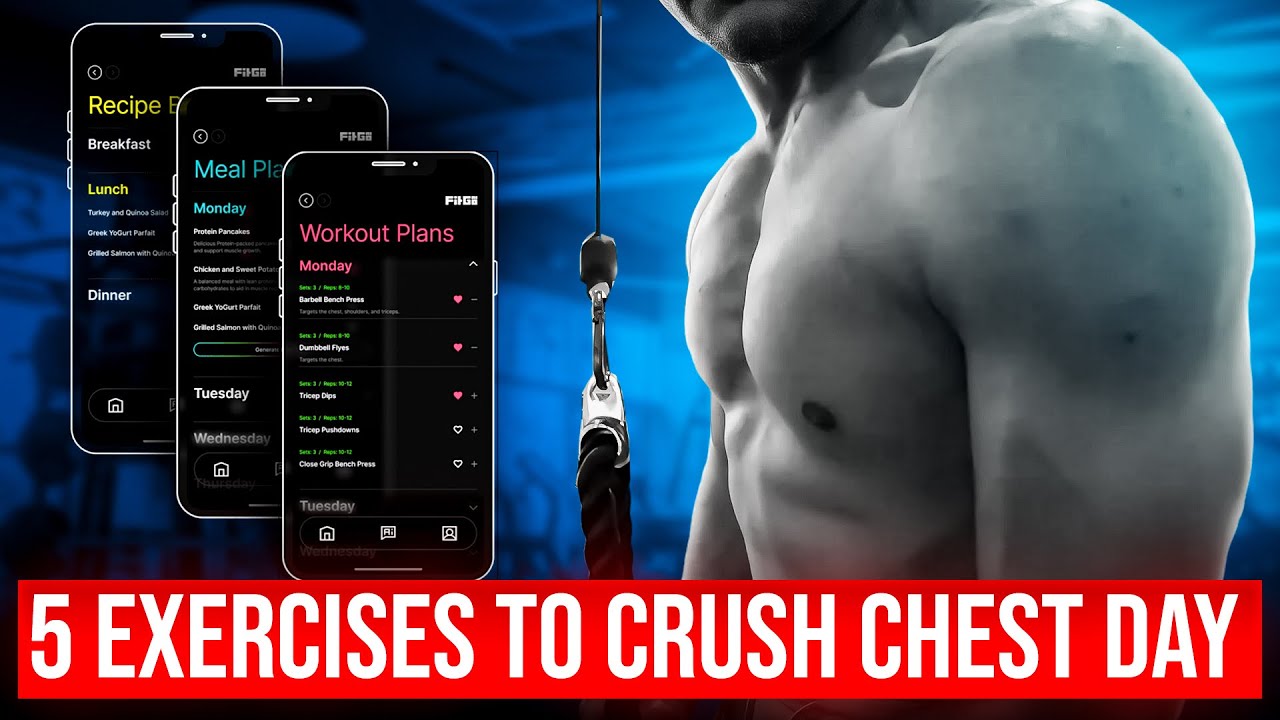 5 Exercises To CRUSH Chest Day - YouTube