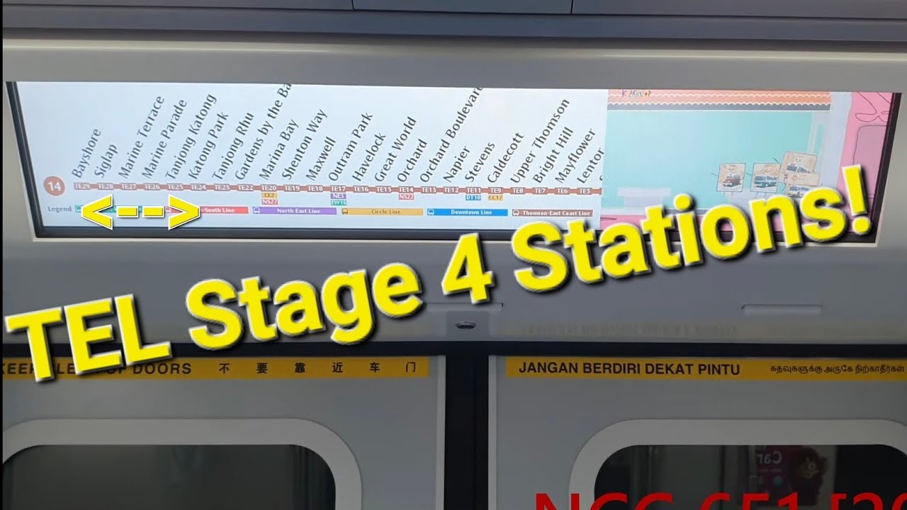 {Pre-TEL 4 With TEL 4 Stations} CT251 Arriving Woodlands - YouTube