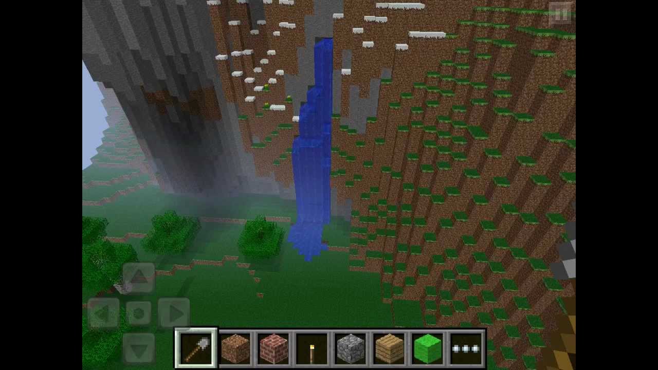Minecraft PE massive cave seed - YouTube