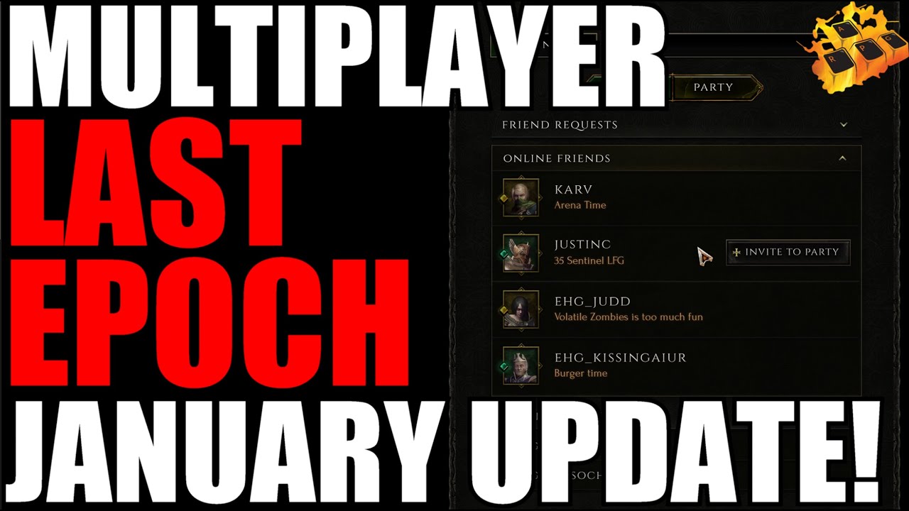 Last Epoch January Multiplayer Update!! Oooooo New UI Breakdown!! Still ...