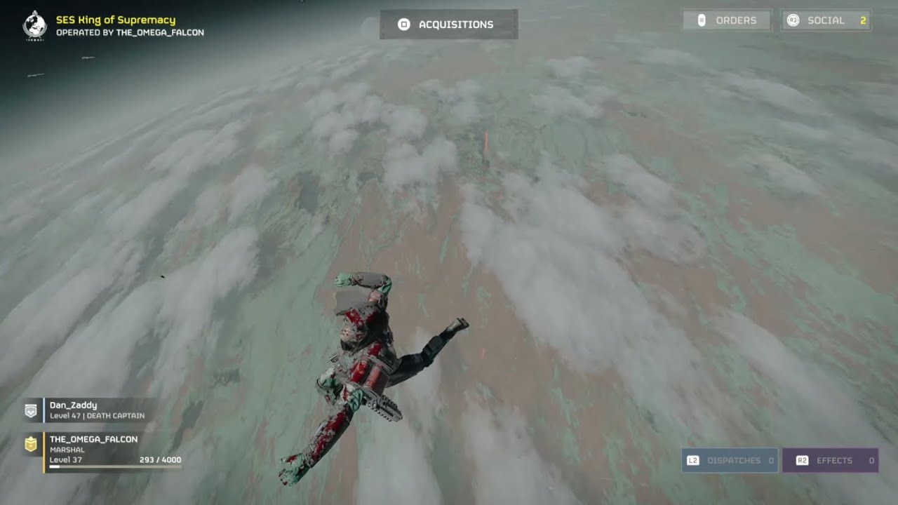 Helldivers 2-falling out of your ship glitch - YouTube