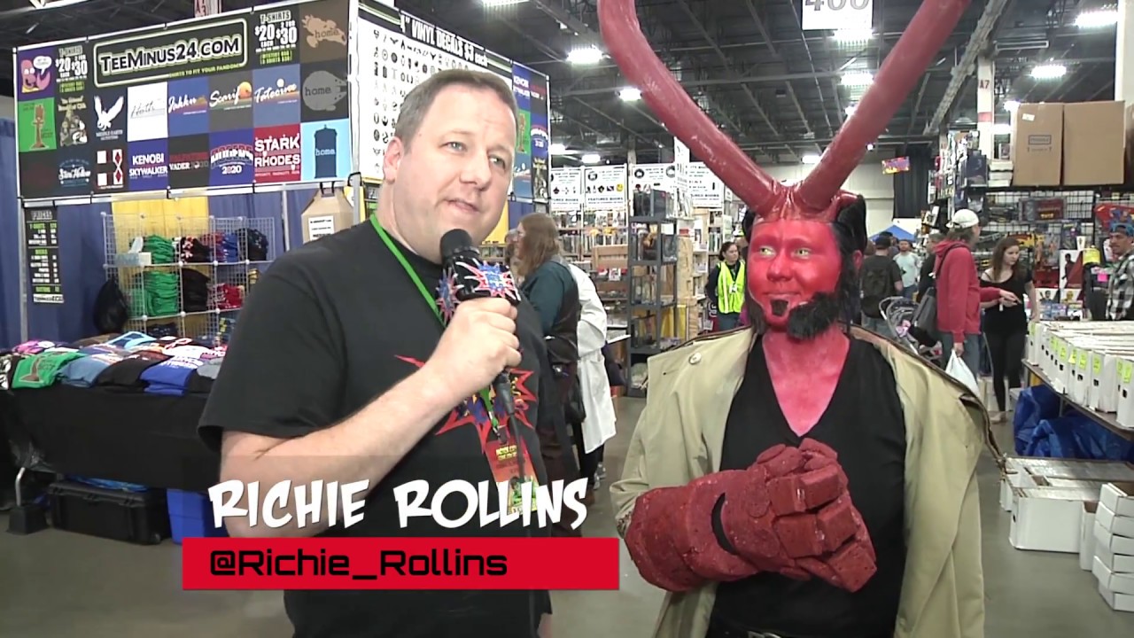 Hellboy Cosplayer | Motor City Comic Con | Comics, Beer & Sci-fi - YouTube