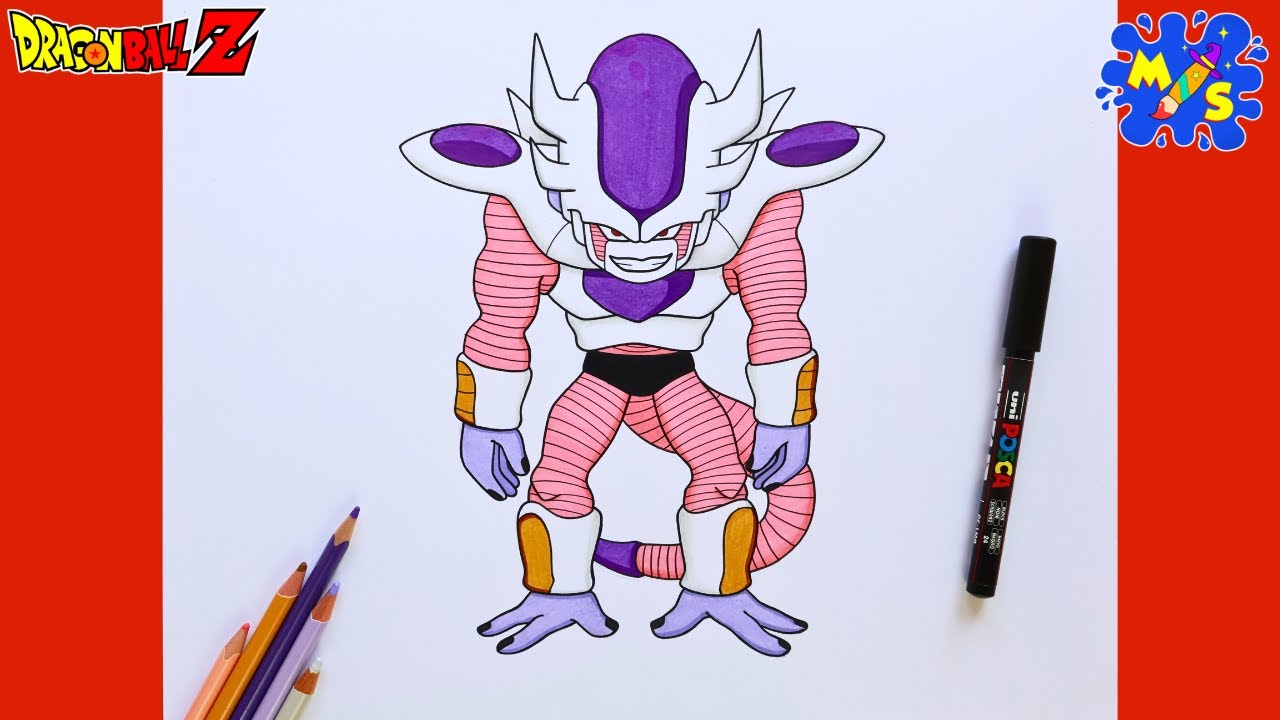 How to Draw FRIEZA 3RD FORM Step by Step | Dragon Ball Z Drawing ...