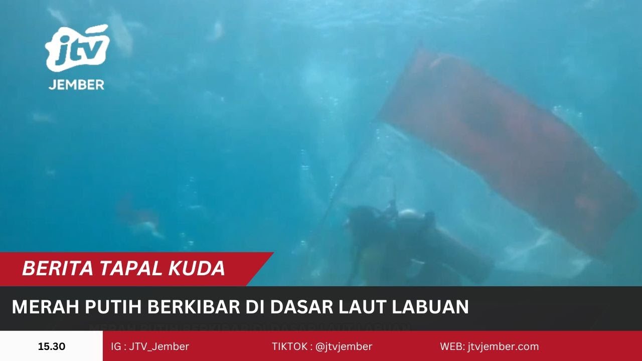 : MERAH PUTIH BERKIBAR DI DASAR LAUT LABUAN - YouTube