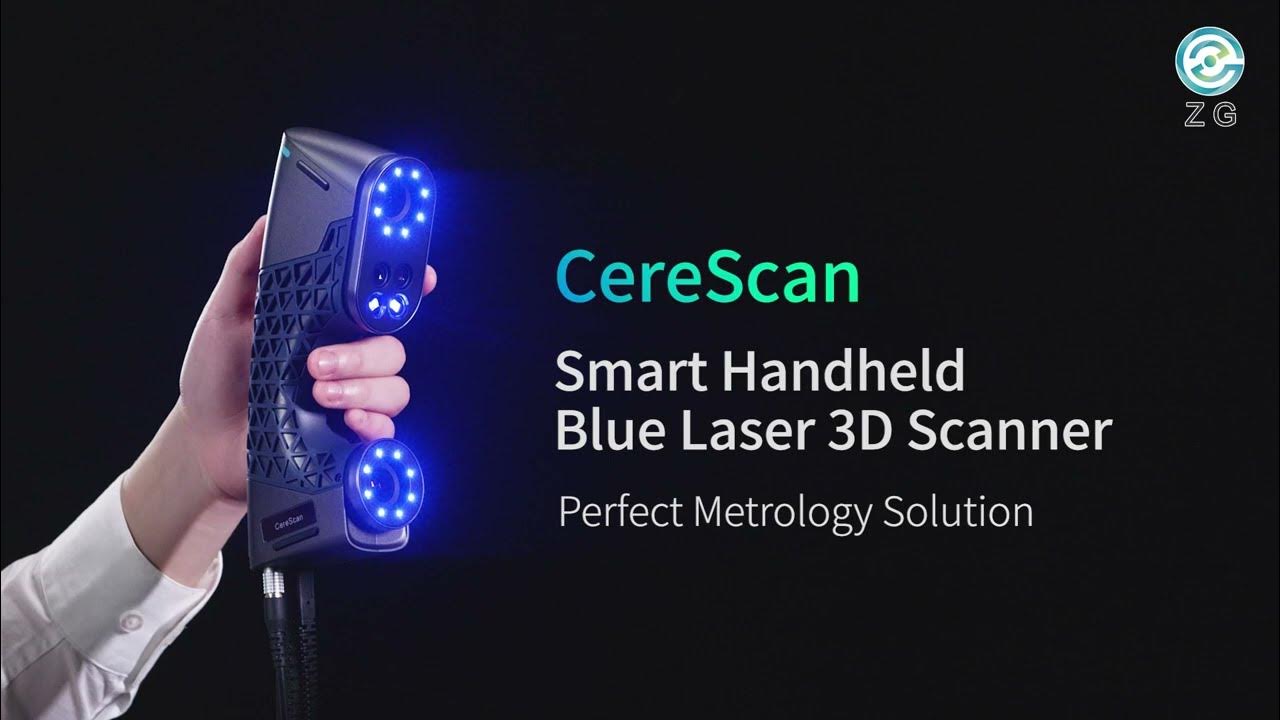 Mini-size Portable Blue Laser 3D Scanner-CereScan - YouTube