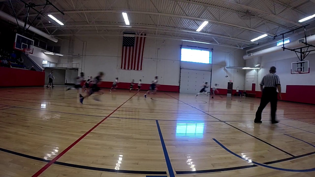 5th grade basketball behind the back pass - YouTube