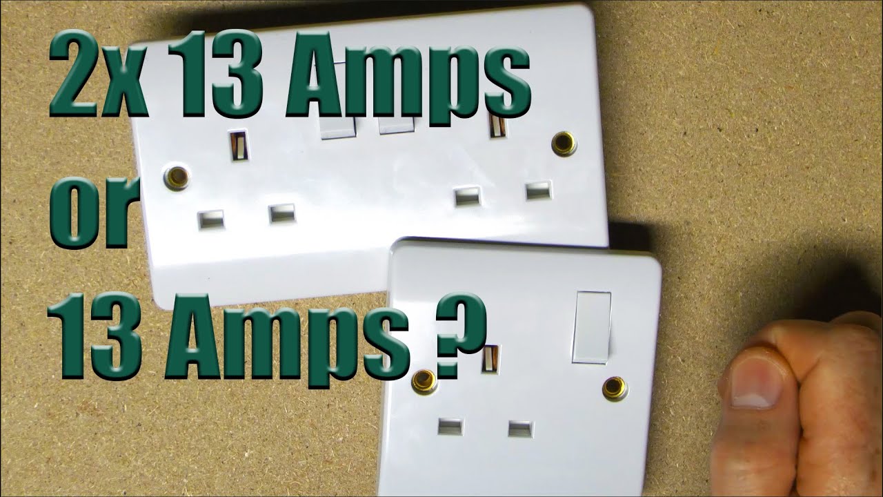 Double Socket Outlet 13A 20A 26A? EV Sockets, Fuses, Washer/Tumble ...