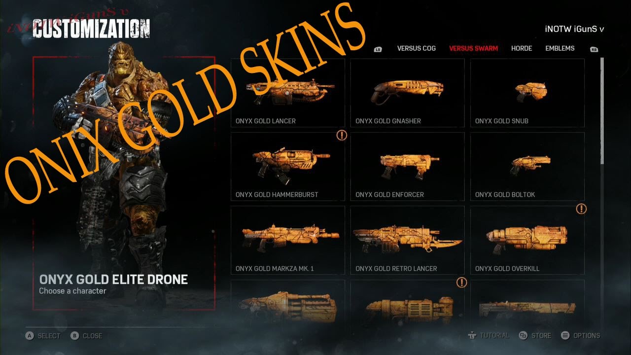gears of war 4 ONIX GOLD TODOS - YouTube