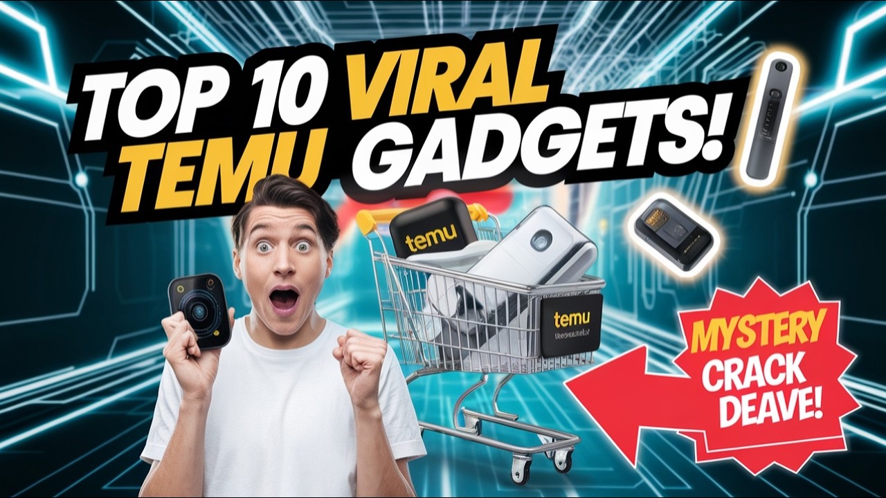 TOP 10 Best Viral Temu Gadgets! (You WON'T Believe These Gadgets) - YouTube