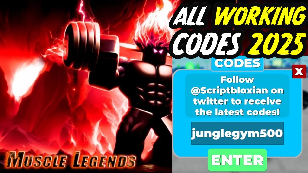 Muscle Legends Codes February 2025💥NEW💥 ALL LATEST WORKING CODES FOR ...