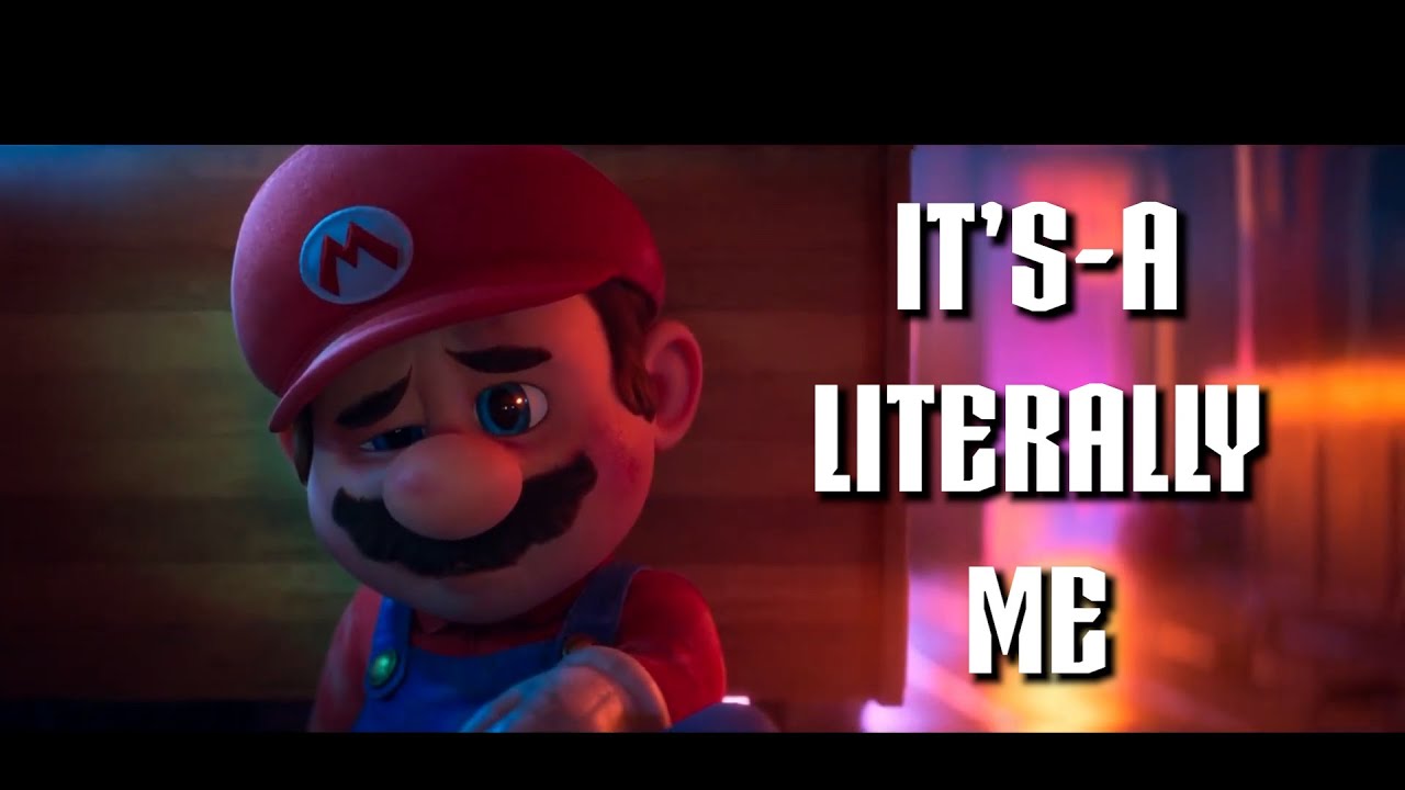 SUPER MARIO but he's a LITERALLY ME Character - YouTube