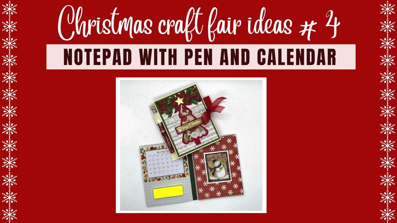 Notepad with calendar and pen - YouTube