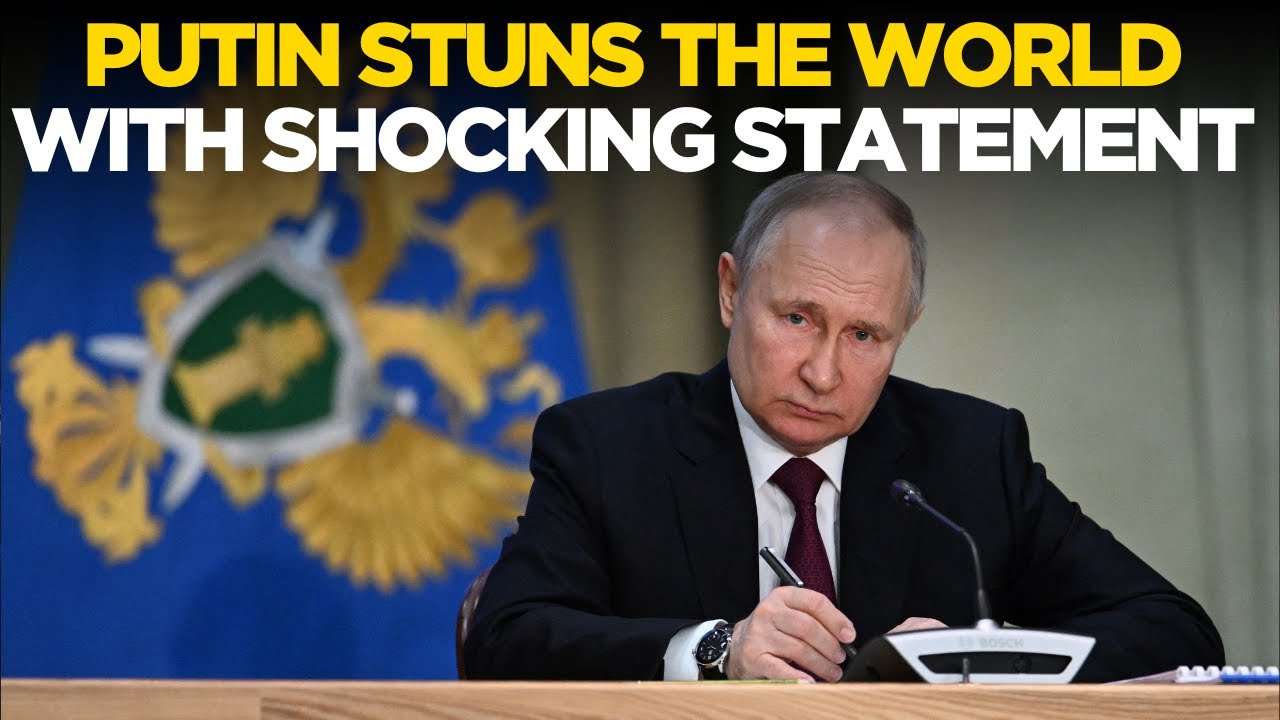 Vladimir Putin Live | Vladimir Putin Drops Huge Bombshell | Russia ...