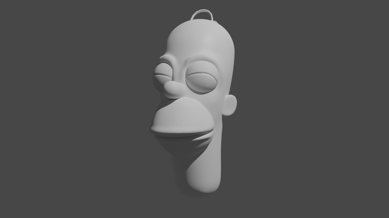 Parte 1- Homero chino (homelo chino) blender blocking - YouTube