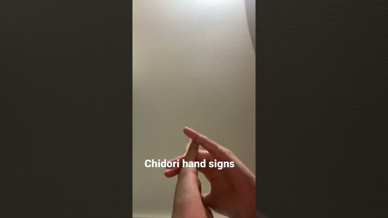 Chidori hand signs keep on practicing comments whay hand sign next ...