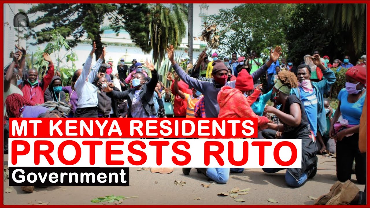 Blow To Ruto: Mt Kenya Residents Takes To Streets Over Presidents ...