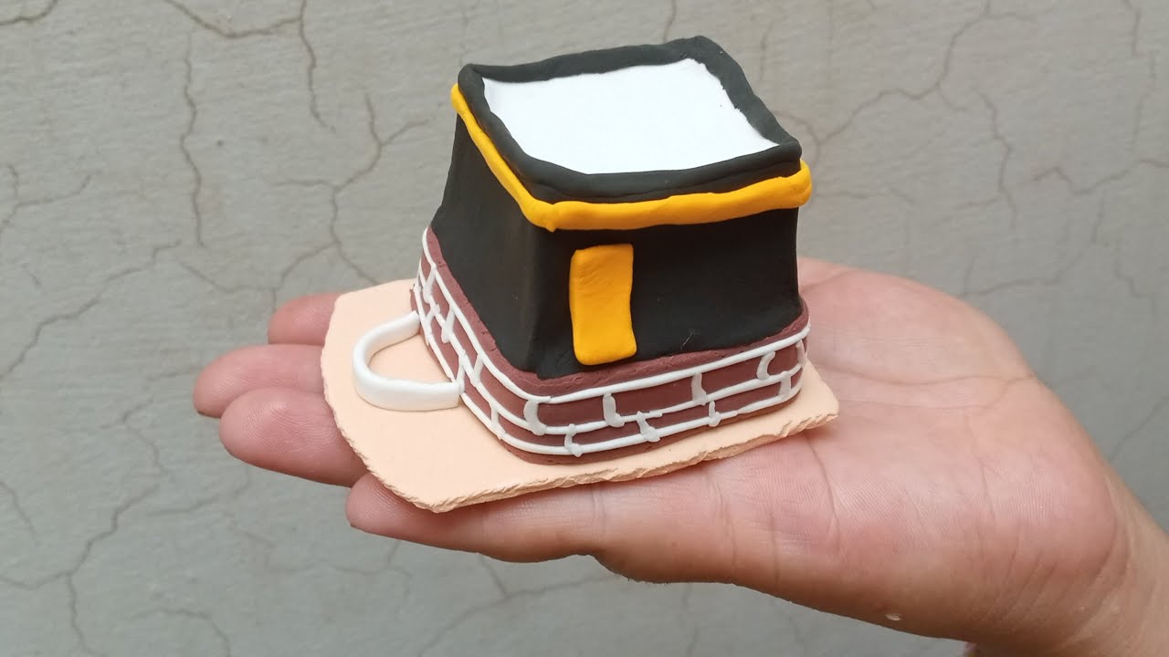DIY KAABA | How to make Khana Kaaba at home with Polymer Clay | DIY ...