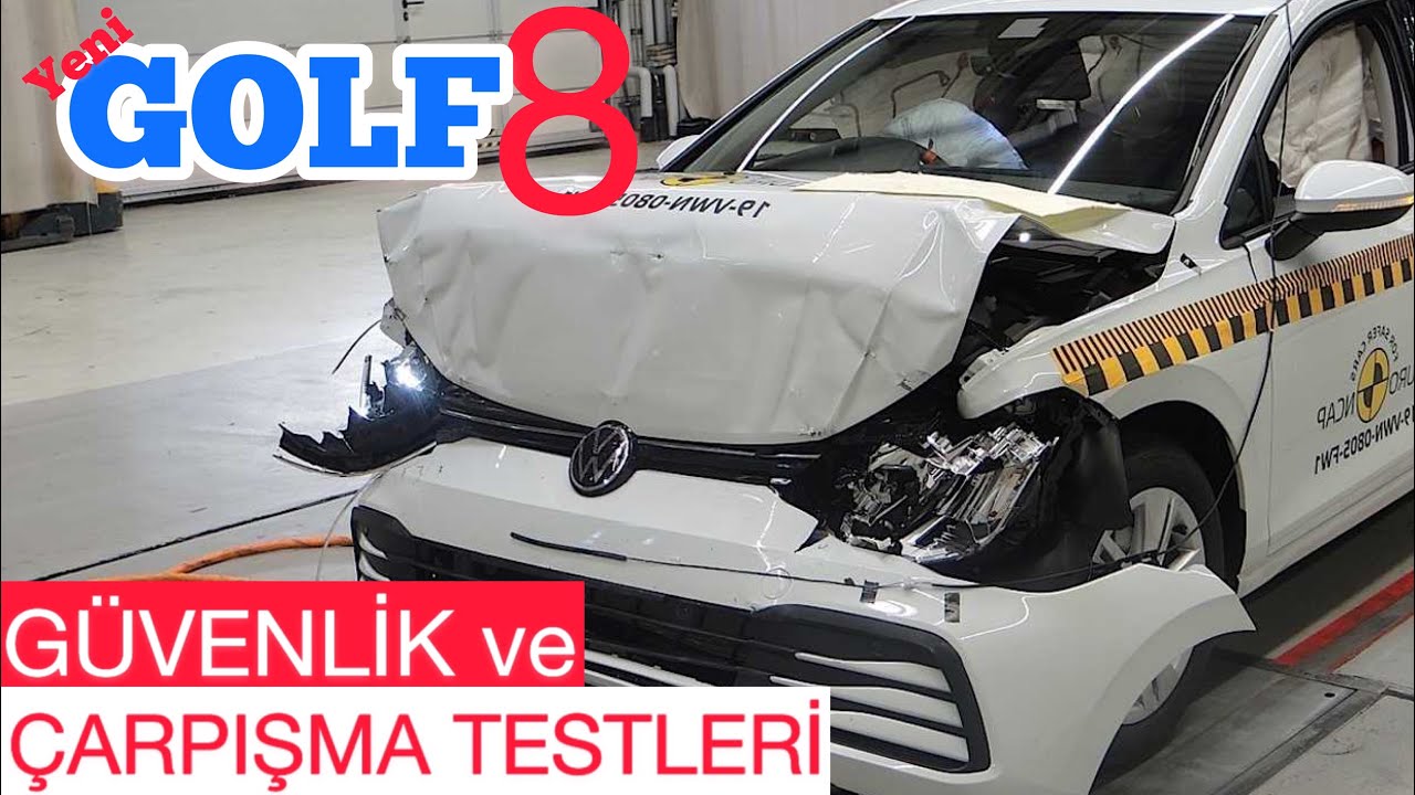 VOLKSWAGEN GOLF 8 GÜVENLİK ve ÇARPIŞMA TESTLERİ |NEW VOLKSWAGEN GOLF ...