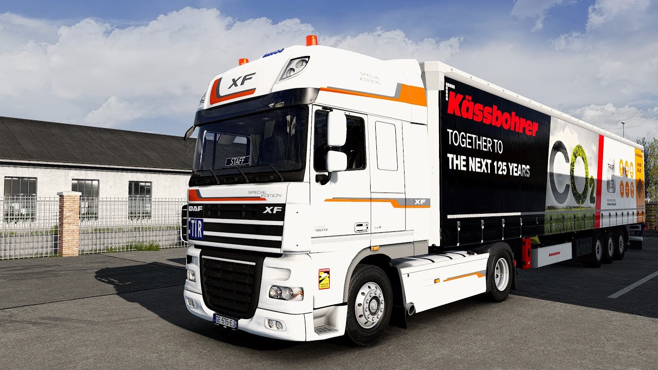 Realistic Driving Daf XF 105.510 Euro Truck Simulator 2 POV Drive 4K ...