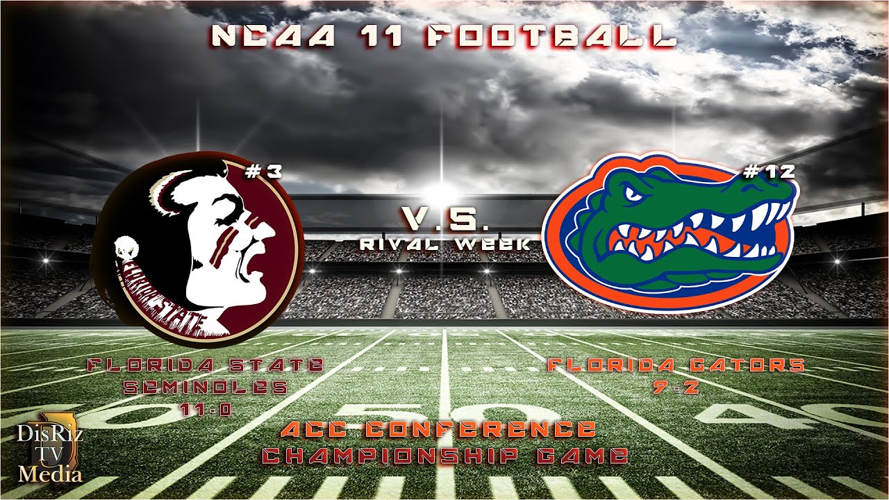 NCAA Football 11 DYNASTY Week 13 Florida State (Seminoles) vs Florida ...