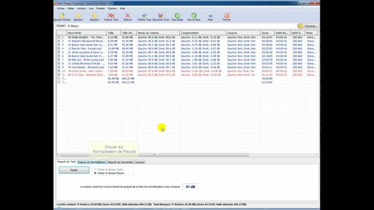 Comment égaliser le volume sonore des mp3, wav, flac avec Sound ...