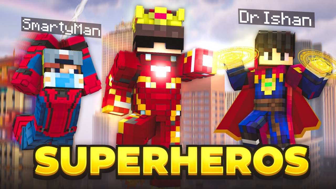 Superhero Minecraft People Marvel Rivals' Season 1 Characters And Map