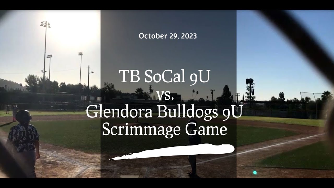 SoCal Travel Ball - TB SoCal 9U vs. Glendora Bulldogs 9U - YouTube