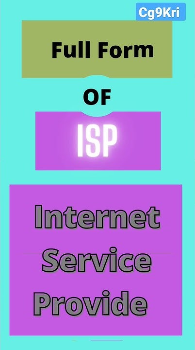 Full Form Of IP, ISP and TCP | Computer Knowledge - YouTube