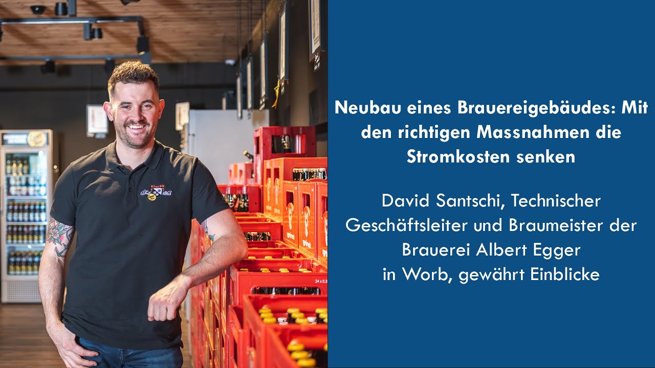 Titelthema Klima- und Innovationsgesetz: Interview mit David Santschi, Brauerei Albert Egger ...