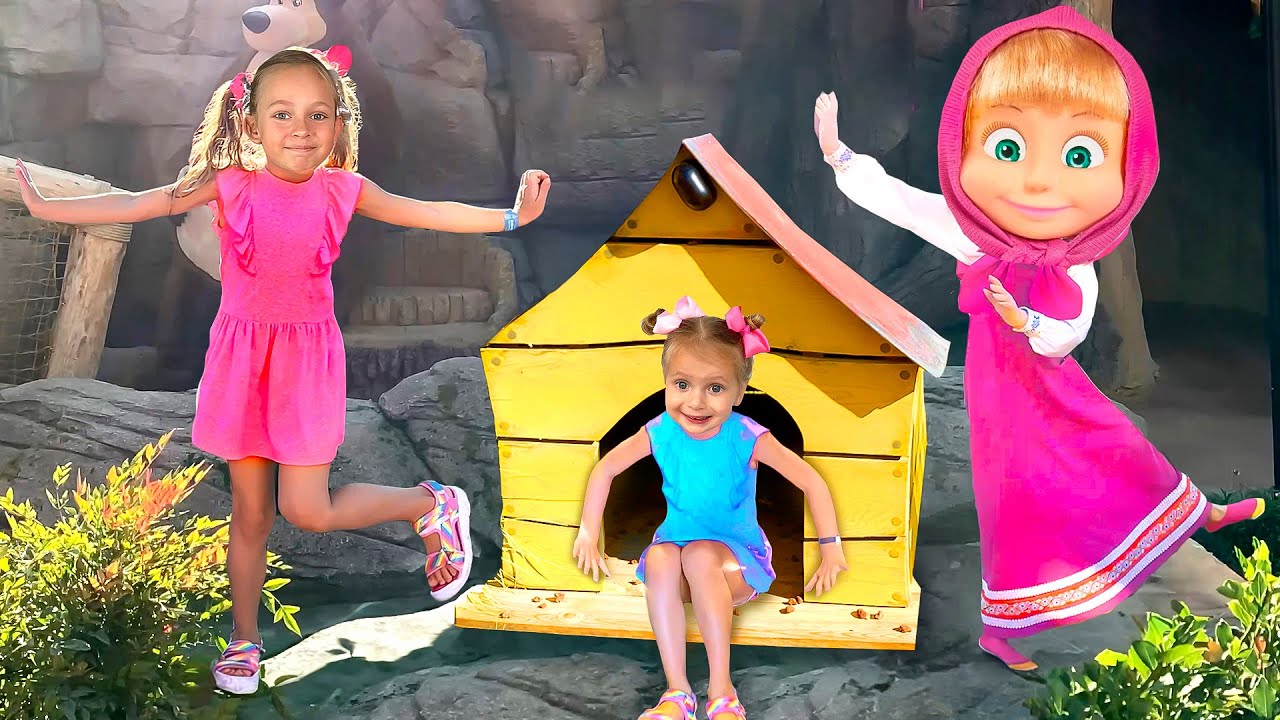 Juega con Masha y el Oso | Maya Mary Mia Familia | Canciones Infantiles ...