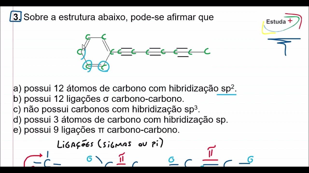 Ligações sigma e Pi e Hibridização - YouTube