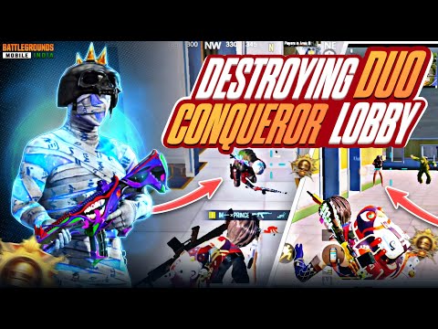 🔱60 FPS GOD PLAYER IN DUO CONQUEROR LOBBY | KOZER IS BACK WITH INSANE CLUTCHES ⚡