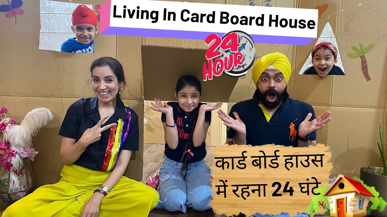 Living In Card Board House - 24 Hours | Ramneek Singh 1313 | RS 1313 ...