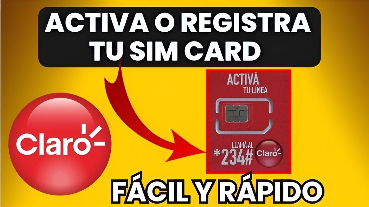 Como Registrar y Activar Tu SIM CARD CLARO en 2 Minutos | CLARO ...