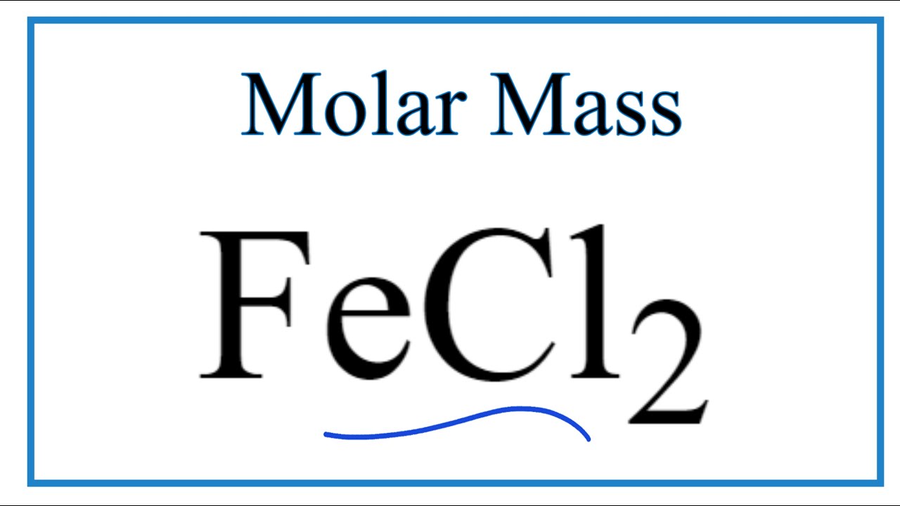 Molar Mass Molecular Weight Of FeCl2 Iron II Chloride YouTube molar-mass-molecular-weight-of-fecl2-iron-ii-chloride-youtube