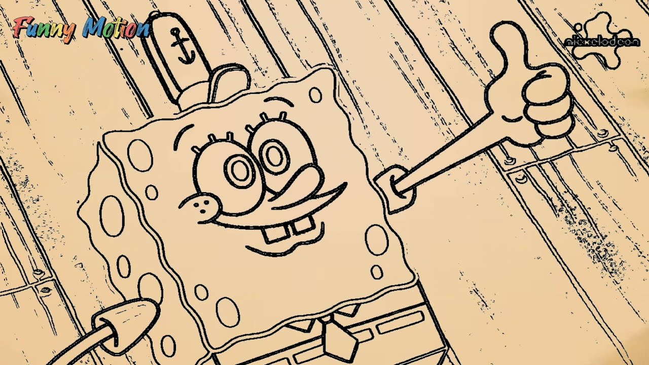 SpongeBob - Mr. Krabs Puts Squidward in DANGER! Funny Motion For Kids ...