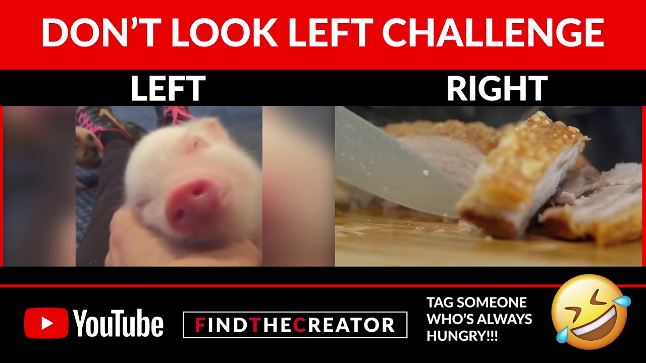 DON'T LOOK LEFT CHALLENGE - YouTube