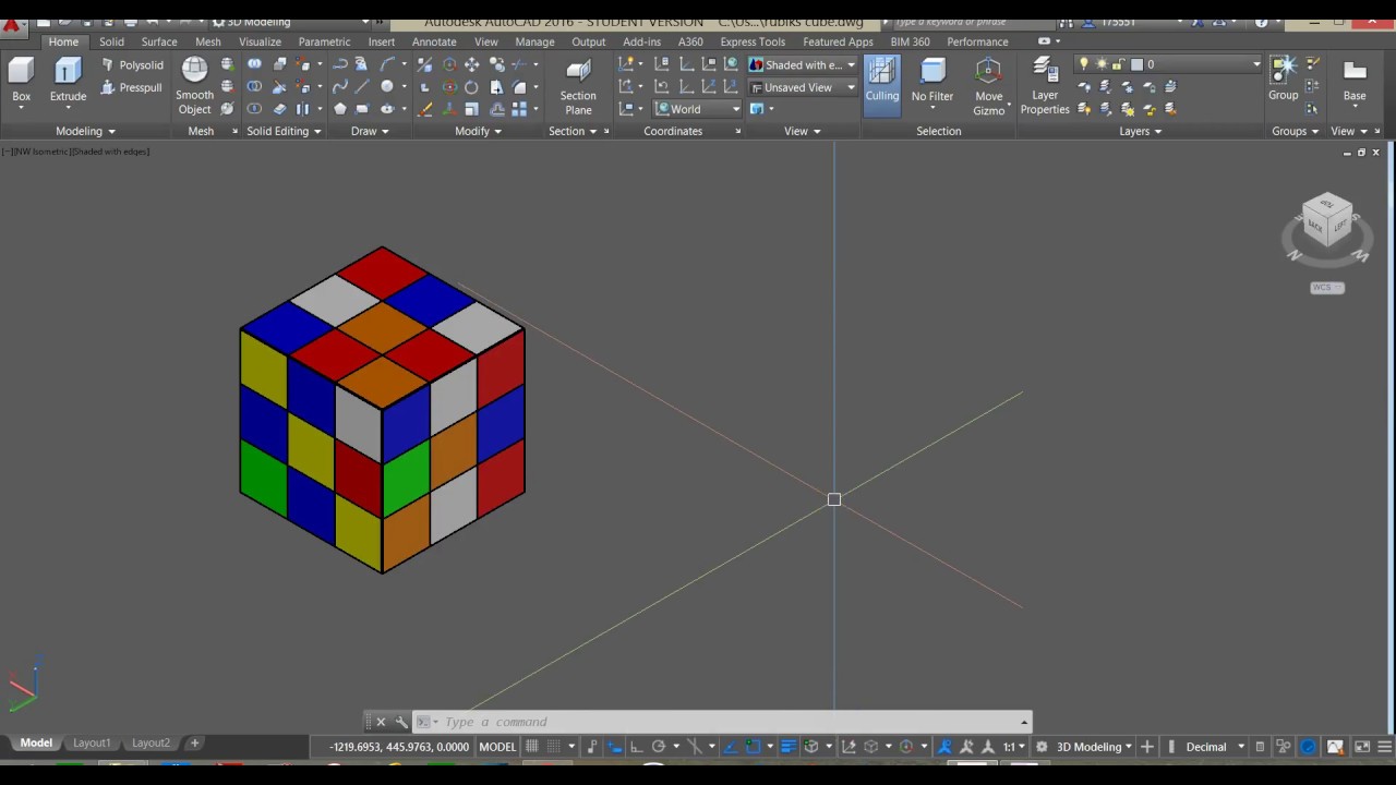 SOLIDEDIT Command Autocad 3D Varied Colors On Faces Of 3D Solids YouTube SOLIDEDIT Command Autocad 3D Varied Colors On Faces Of 3D Solids YouTube