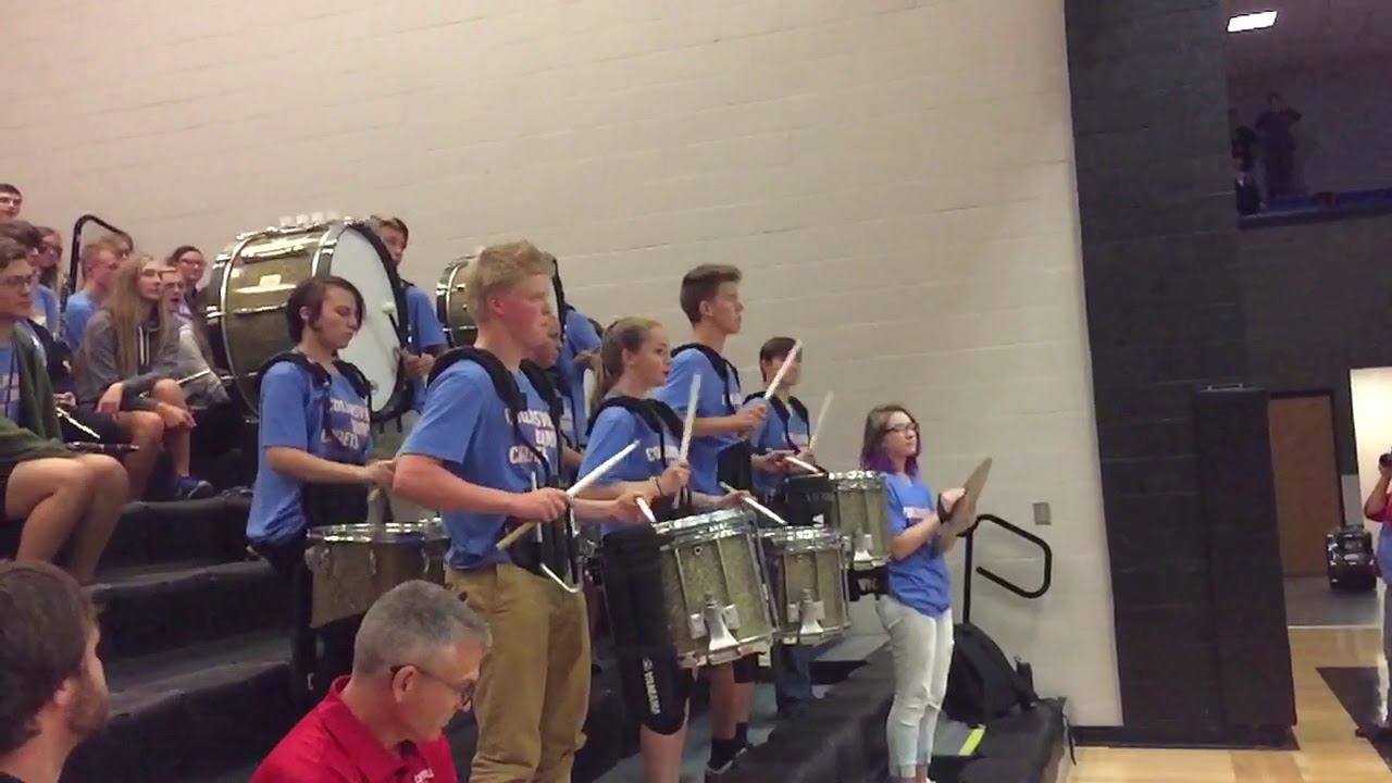 Band pep rally - YouTube