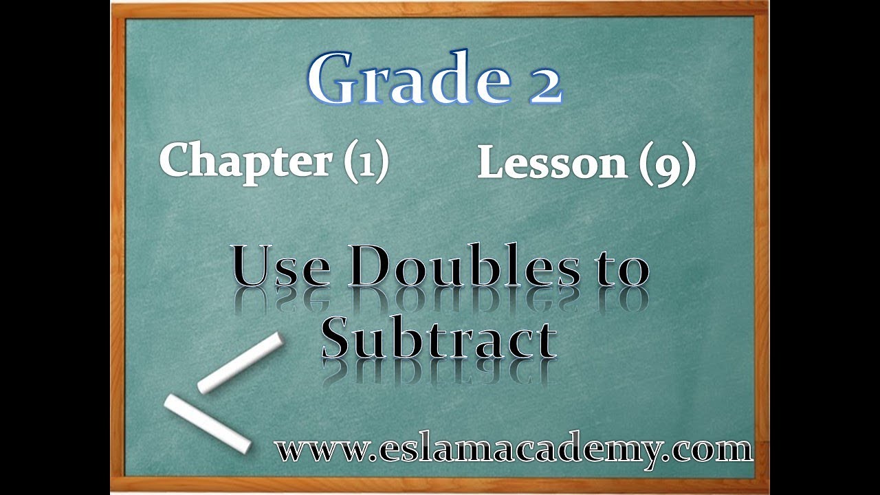1-9 Use Doubles to Subtract - YouTube