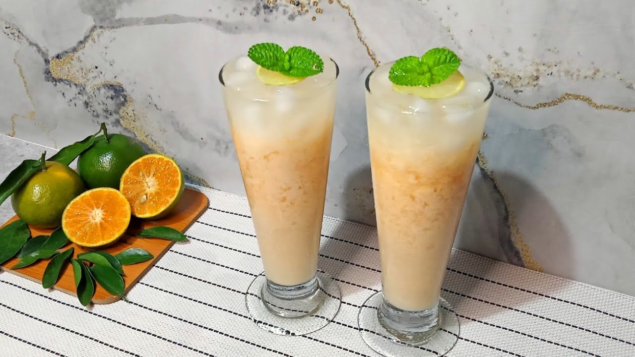 RESEP YAKULT ORANGE JUICE | Minuman Yakult Kekinian. Simpel dan Segar ...
