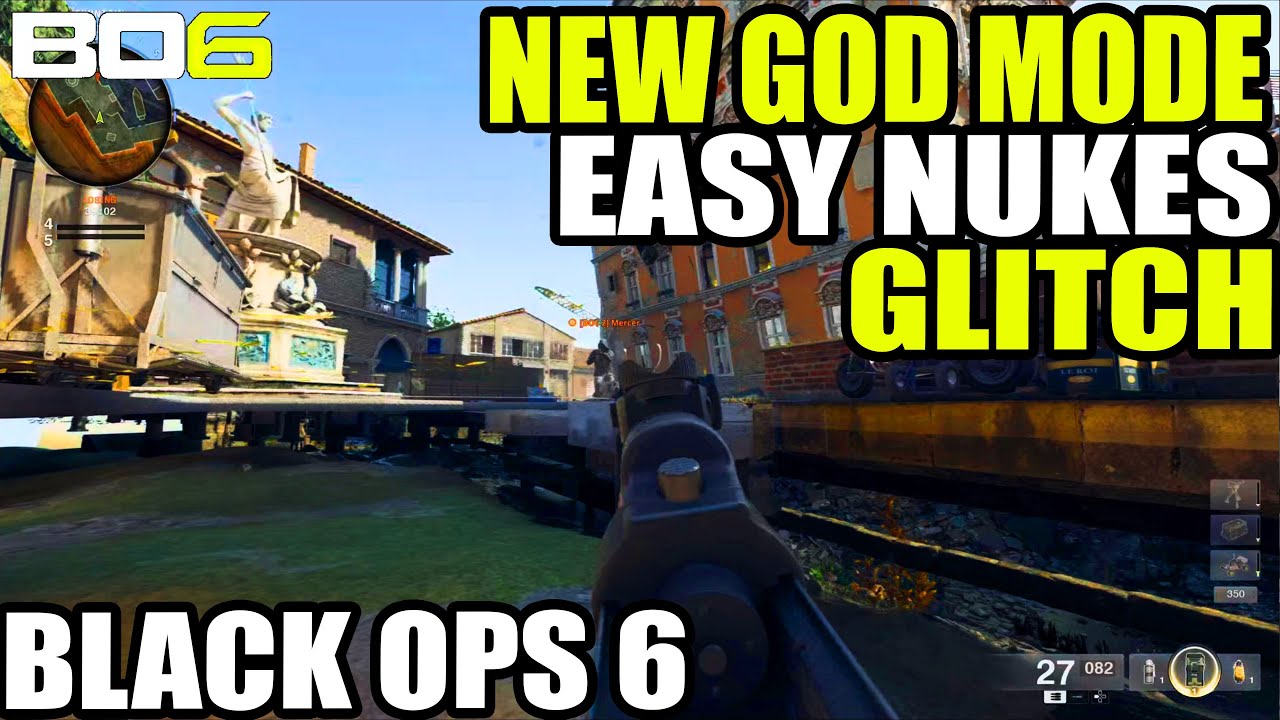 BO6 GLITCH: NEW SOLO GOD MODE GLITCH EASY NUKE GLITCH LOW TOWN UNDER ...