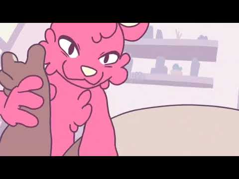 Furas feeds another furas pizza  (fat furry animation)