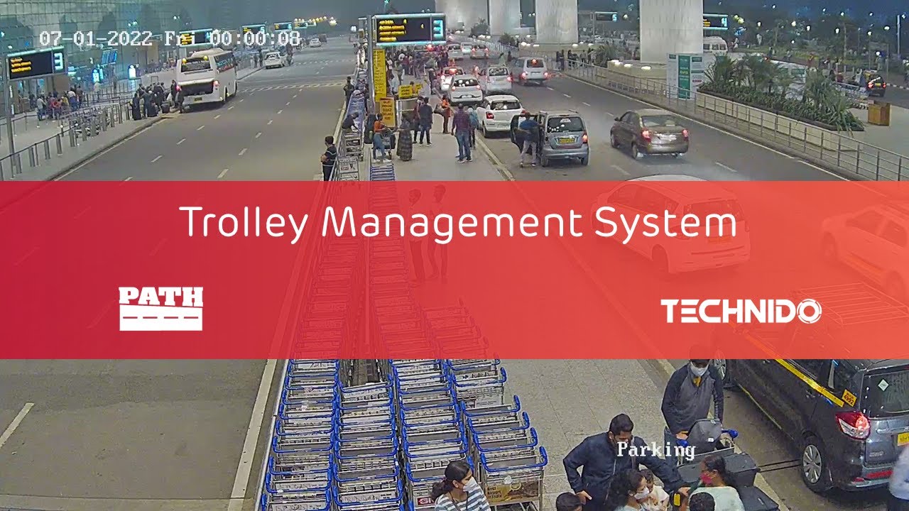 Airport Luggage Trolley Management System - YouTube