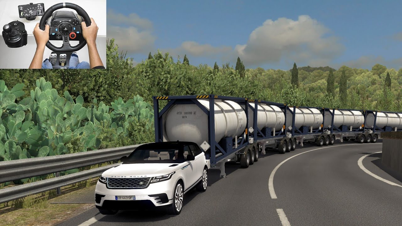 Range Rover Pulls 100 Tons Road Train | | Land Rover velar | Logitech ...