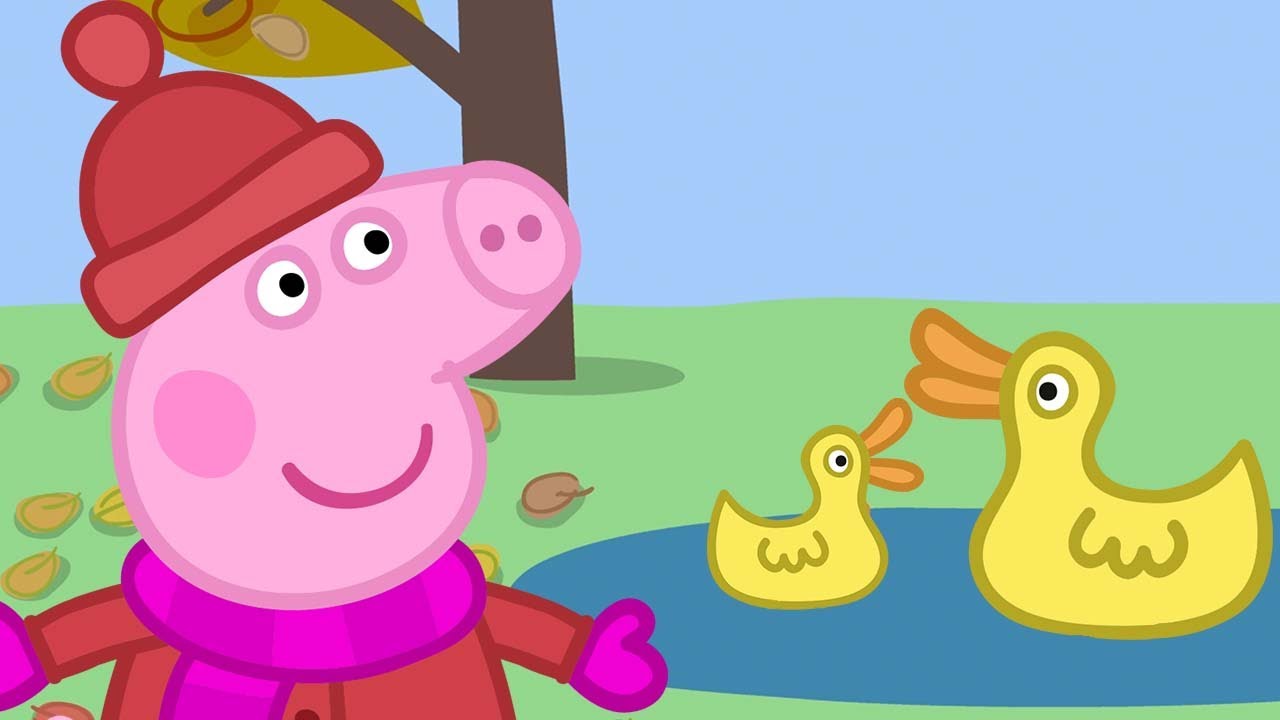 Peppa Plays With Ducks in The Park 🐷🦆 | - YouTube