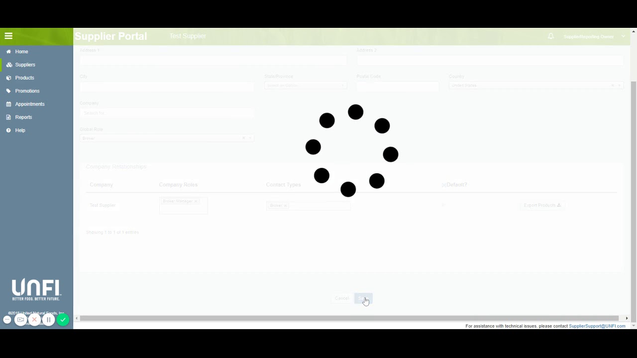 Supplier Portal Adding User To Supplier Group Youtube