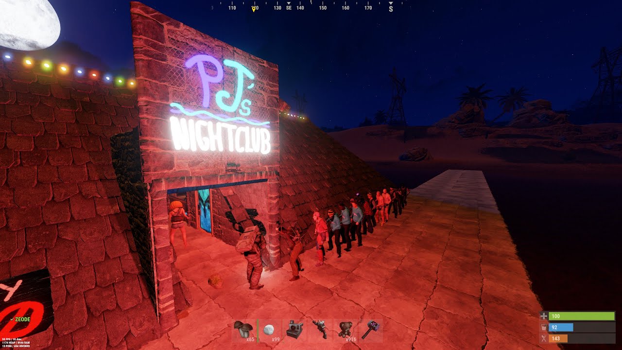 RustyNuts.gg Rust Servers Nightclub by Pog Johns Clan - YouTube
