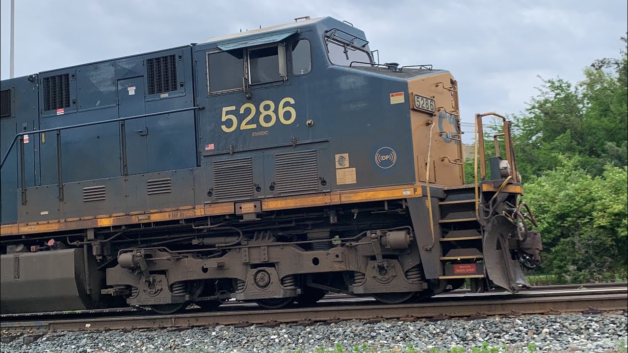 CSX I032-12 with 5286 Leading - YouTube