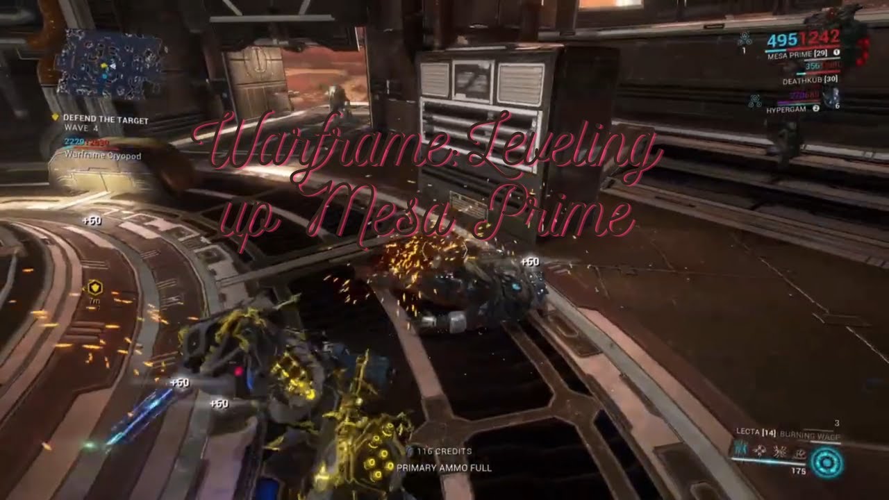 Warframe: Leveling up Mesa Prime! - YouTube